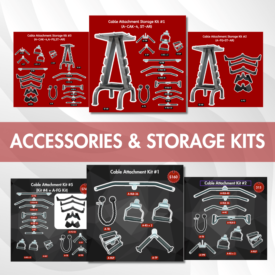 Accessories and Storage Kits – Muscle D Fitness