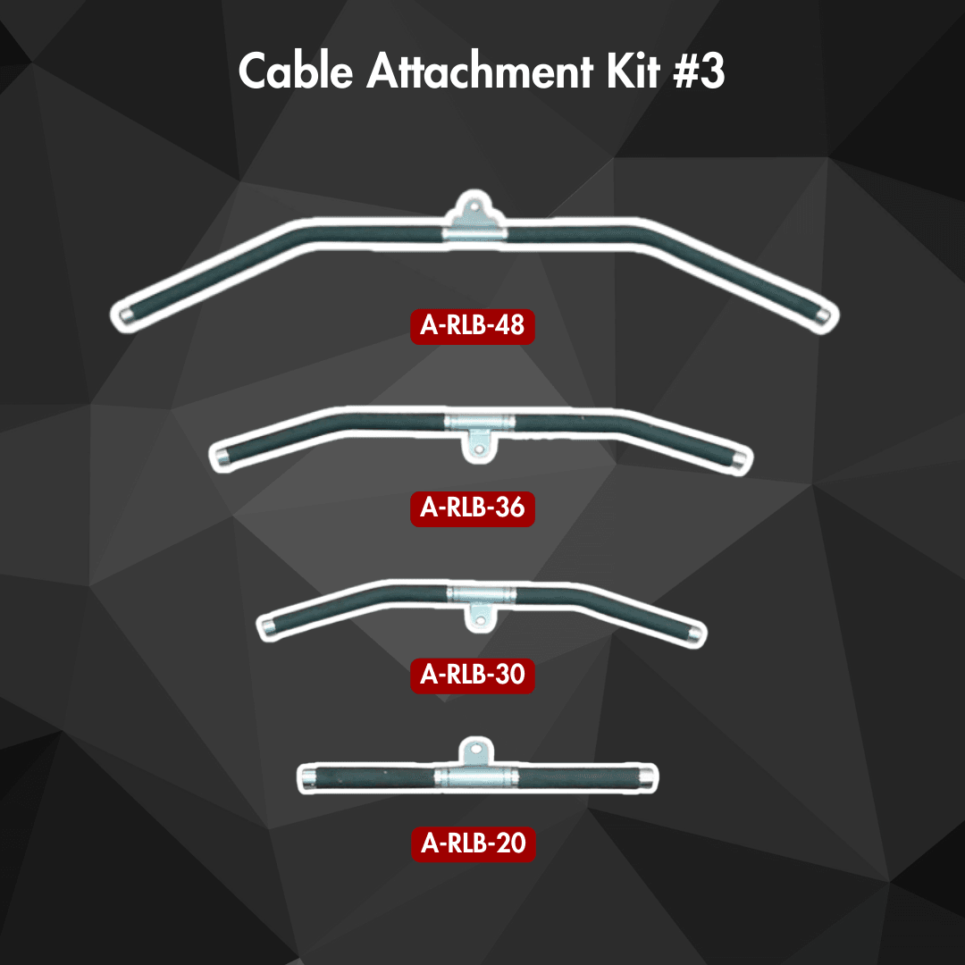 Rotating Lat Bar Kit - Cable Attachment Kit #3 - Muscle D Fitness - Ca