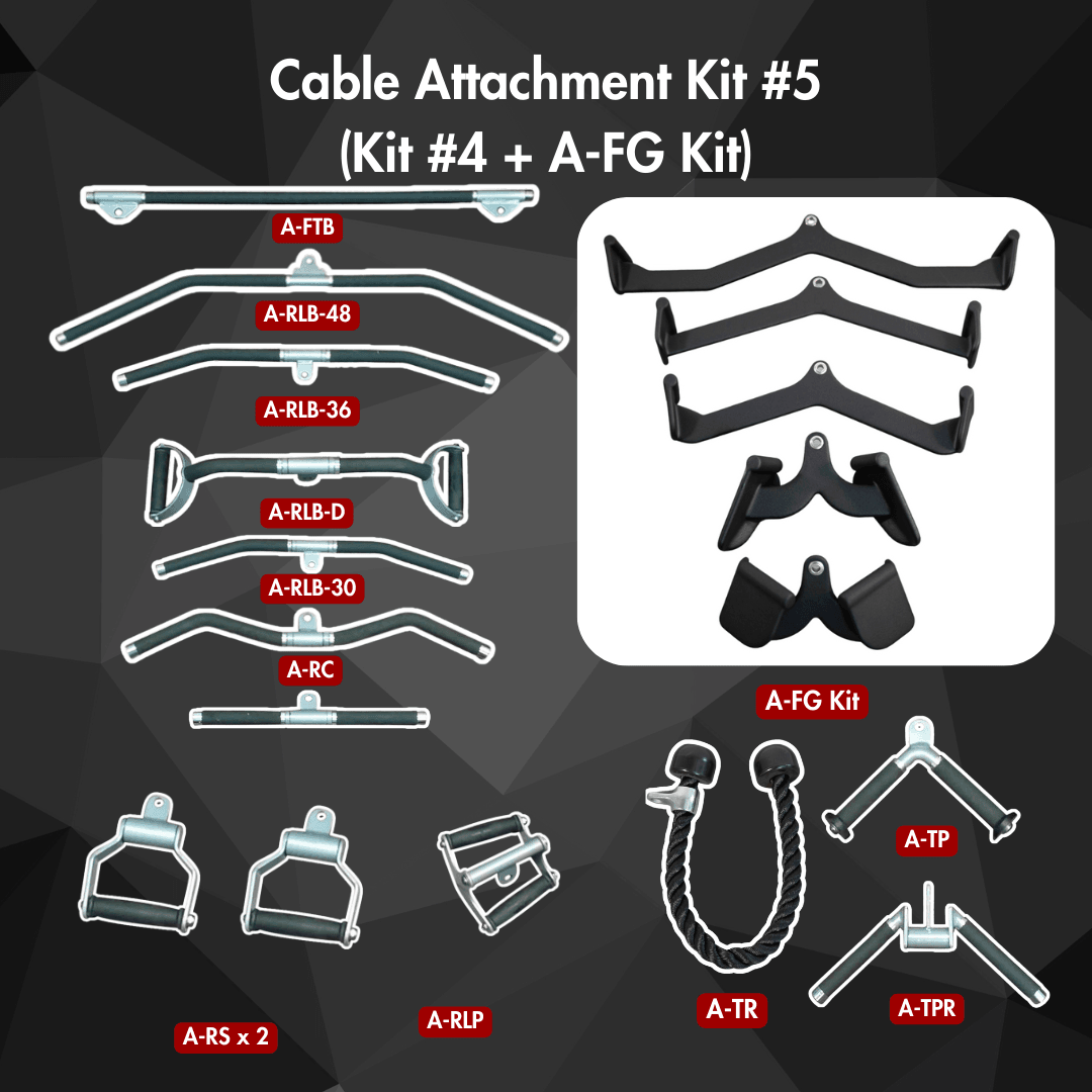Ultimate Cable Attachment Kit - Cable Attachment Kit #5 - Muscle D Fit ...