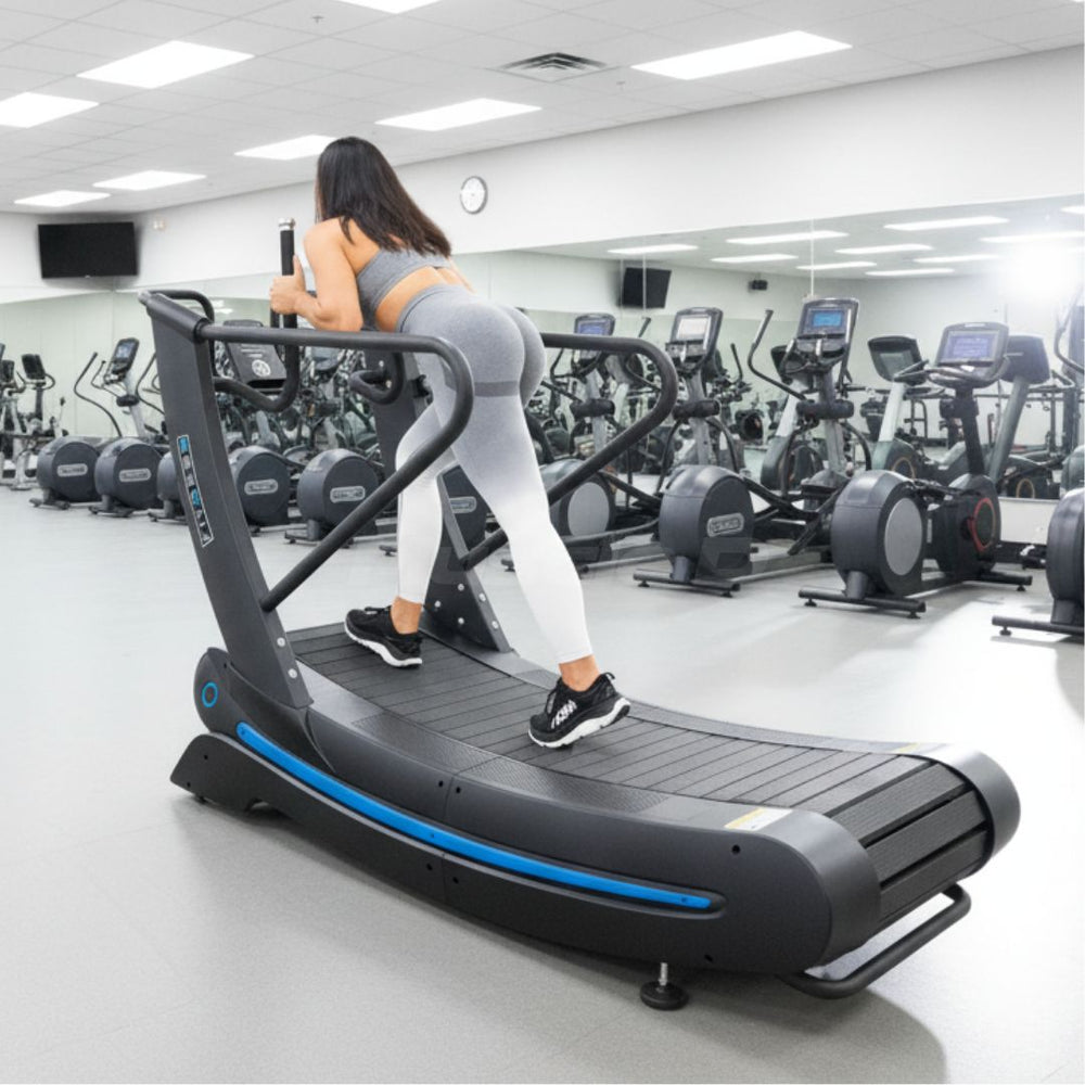 Commercial Self Powered Curve Treadmill - Muscle D Fitness - Standalon