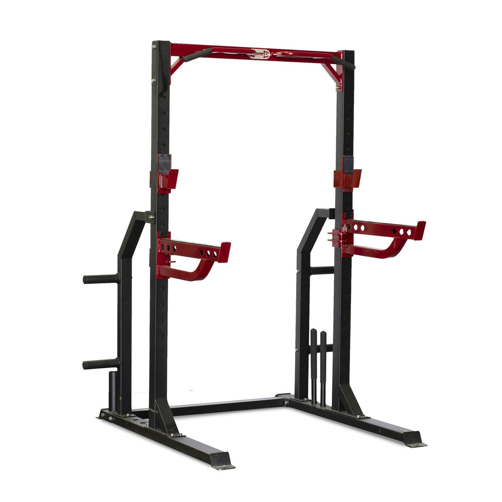 Compact Half Cage - Muscle D Fitness - Bar & Plate Storage and Dip Sta