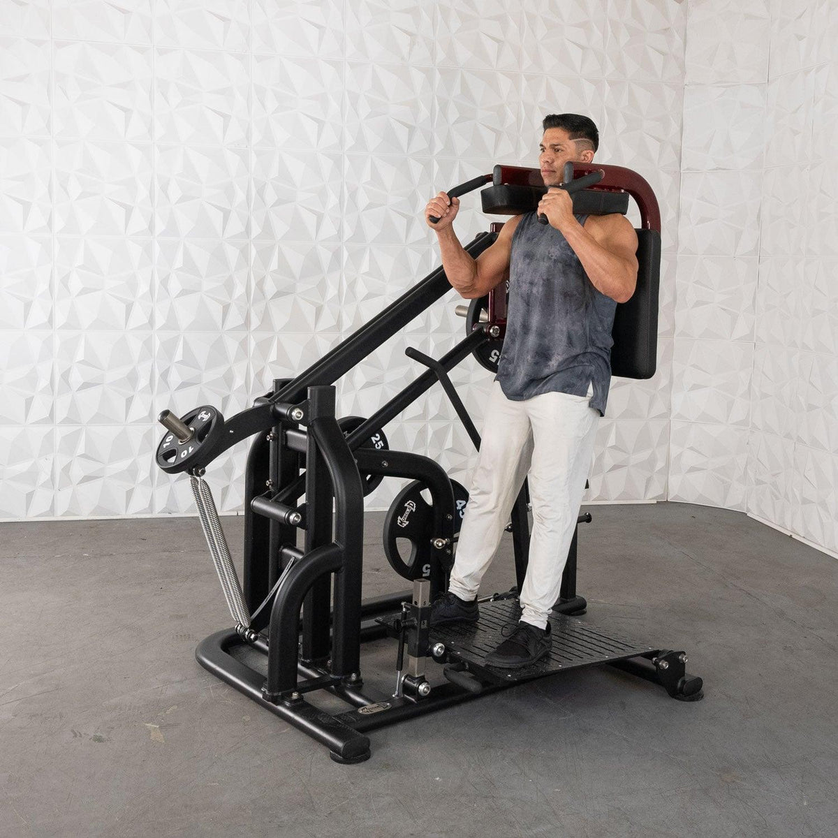 Pro Strength Drop Squat - Muscle D Fitness - Adjustable Plate Loaded S