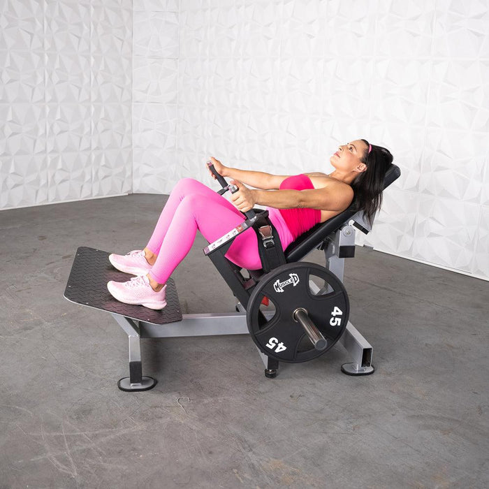 Excel Base Plate Loaded Hip Thruster - Muscle D Fitness - Leverage Glu