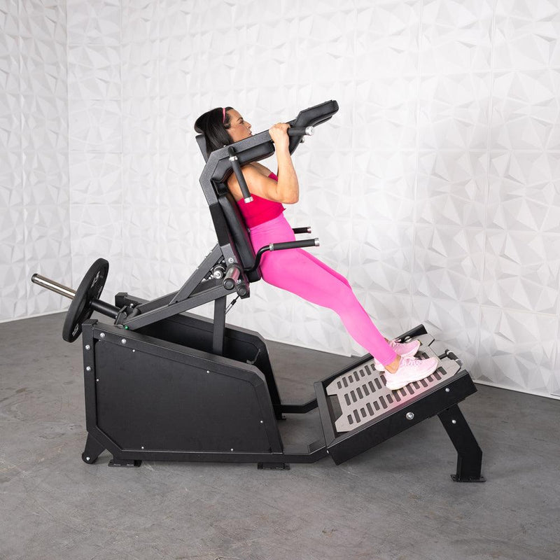 Excel Glute Line Hack Squat / Front Squat - Muscle D Fitness - Plate L