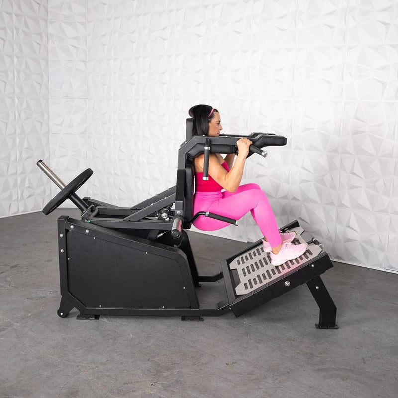 Excel Glute Line Hack Squat / Front Squat - Muscle D Fitness - Plate L