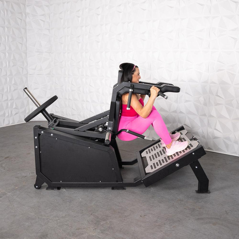 Excel Glute Line Hack Squat / Front Squat - Muscle D Fitness - Plate L