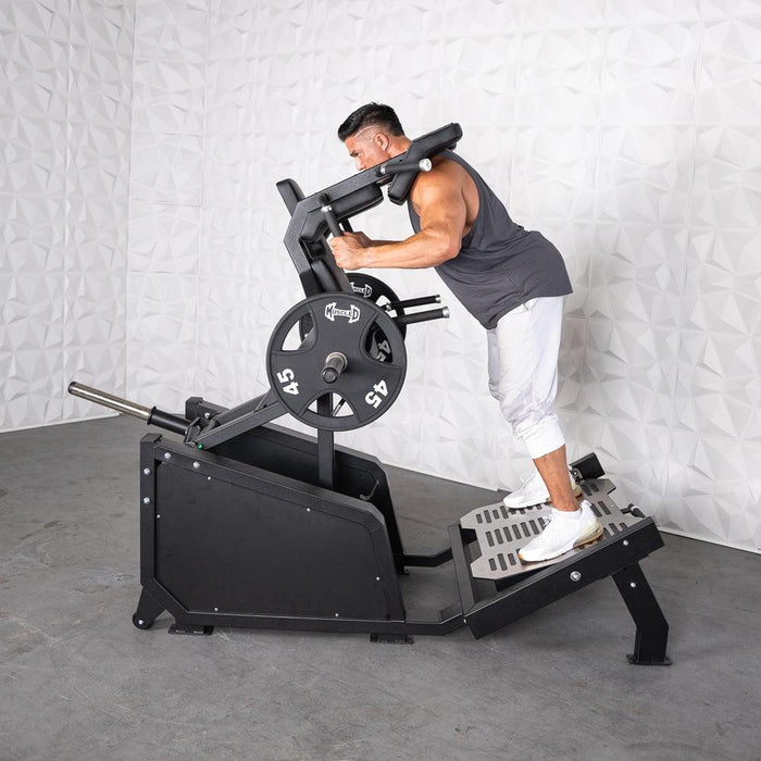 Excel Glute Line Hack Squat / Front Squat - Muscle D Fitness - Plate L