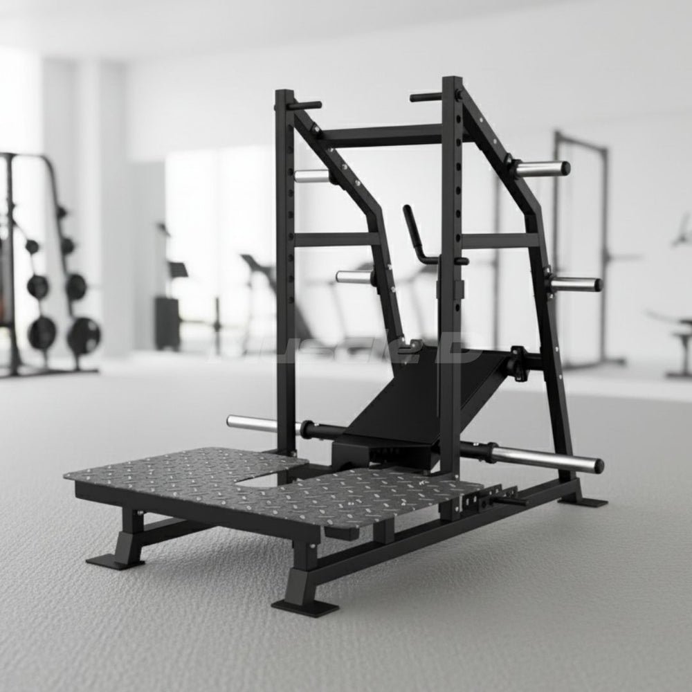 Excel Belt Squat - Muscle D Fitness - Plate Loaded Belt Squat w/ Plate