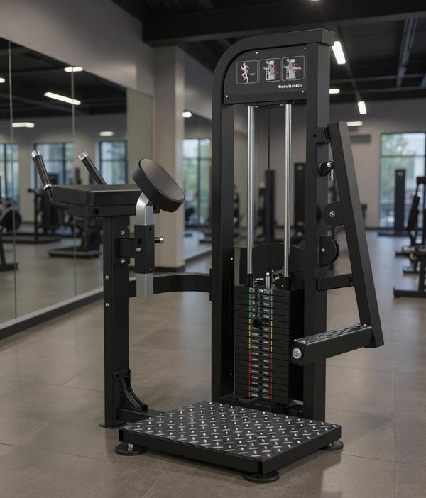 Excel Glute Machine - Muscle D Fitness - Selectorized Glute Kick