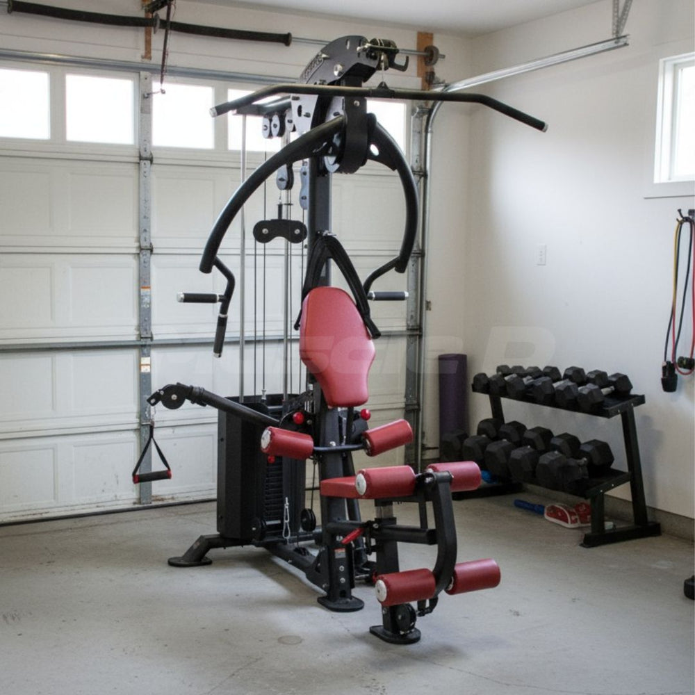 Muscle D Fitness Single-Stack Multi-Gym | Full Body, Space-Saving