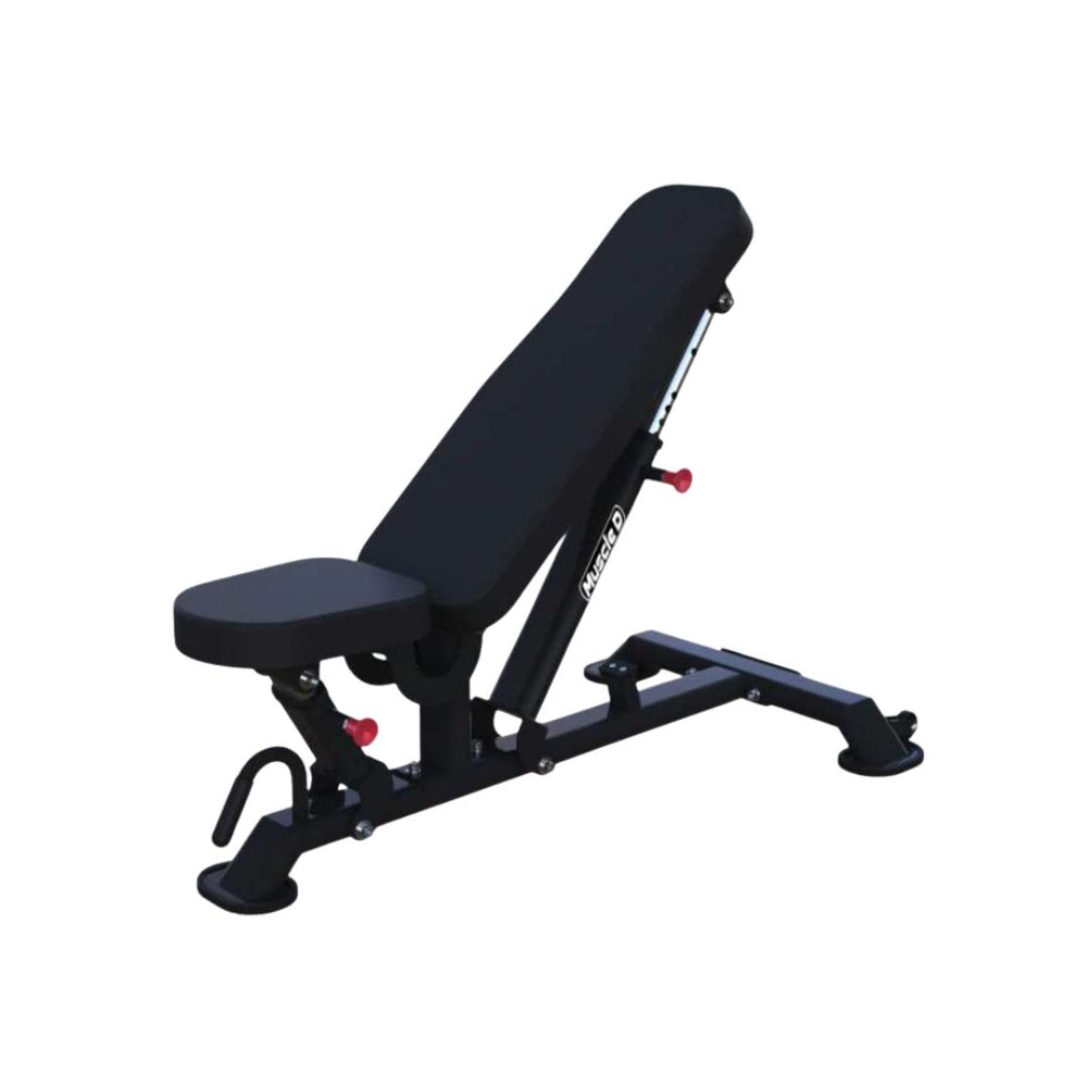 Vertical Flat to Incline Bench - Muscle D Fitness - Sturdy Adjustable