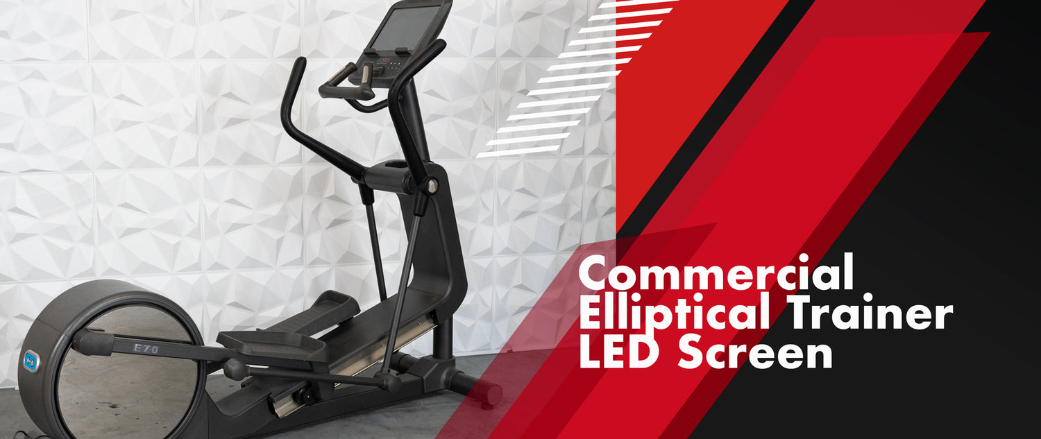 Commercial Elliptical Trainer - LED Screen - Muscle D Fitness - Cardio